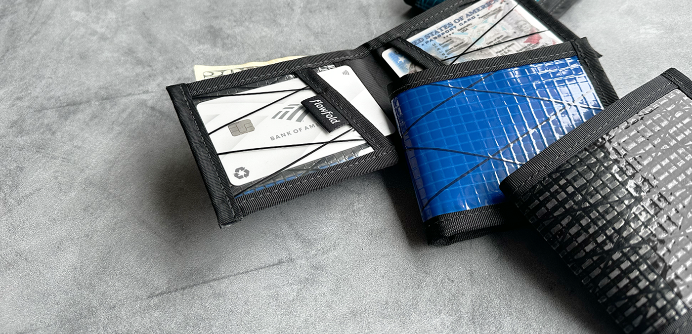 Flowfold - Minimalist Wallets & Bags of Sustainable Recycled Materials